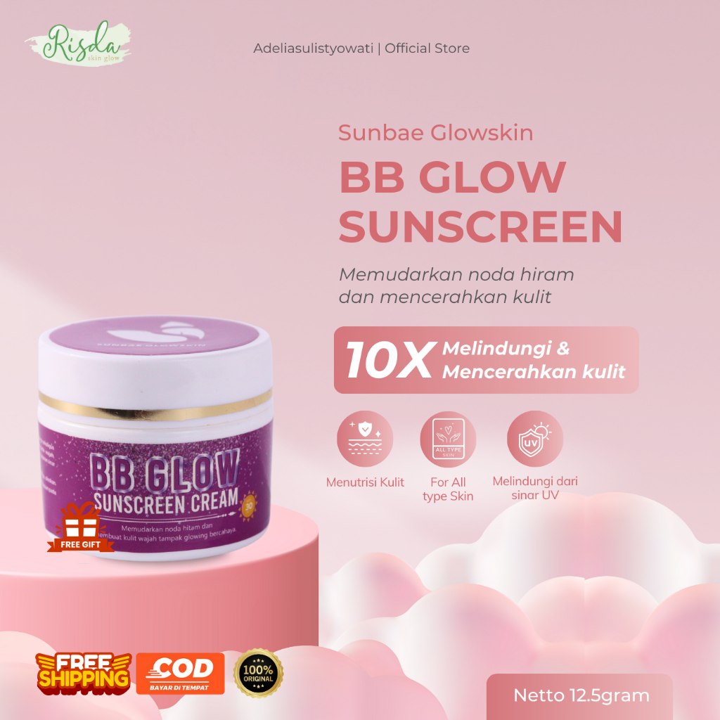 Jual BB GLOW SUNSCREEN SUNBAE | Shopee Indonesia