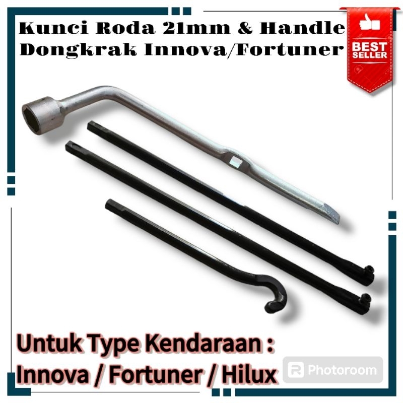 Jual KUNCI RODA MOBIL 21 MM & HANDLE PEMUTAR DONGKRAK ORIGINAL BEBAS ...