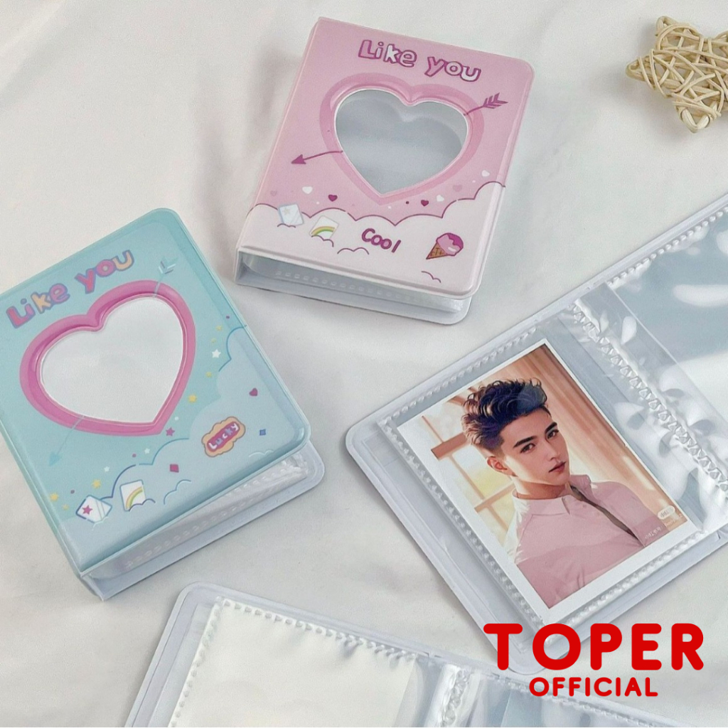 Jual TOPER Photoalbum Polaroid 2R Photo Album Foto 40 Slot PC Holder ...