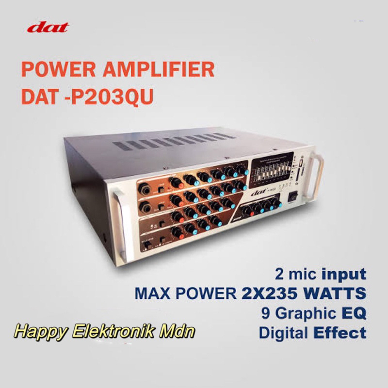 Jual DAT AMPLIFIER DAT P203QU DAT AMPLIFIER DAT AMPLI DAT AMPLI ...