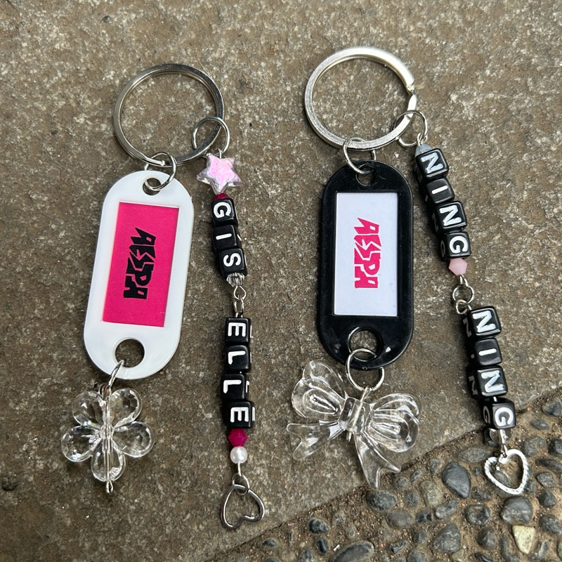 Jual Aespa name tag keychain | roockieu | Shopee Indonesia