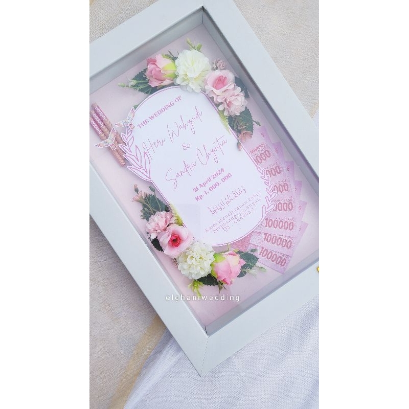 Jual mahar bingkai / bingkai mahar / bingkai pernikahan / mahar ...