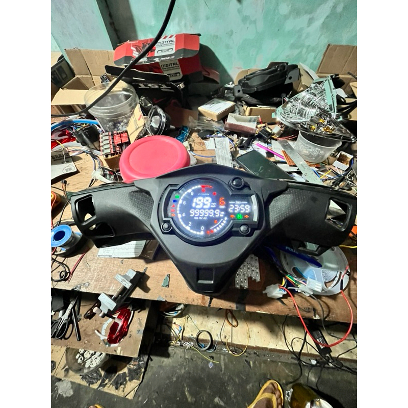 Jual speedometer honda beat deluxe costum digital | Shopee Indonesia