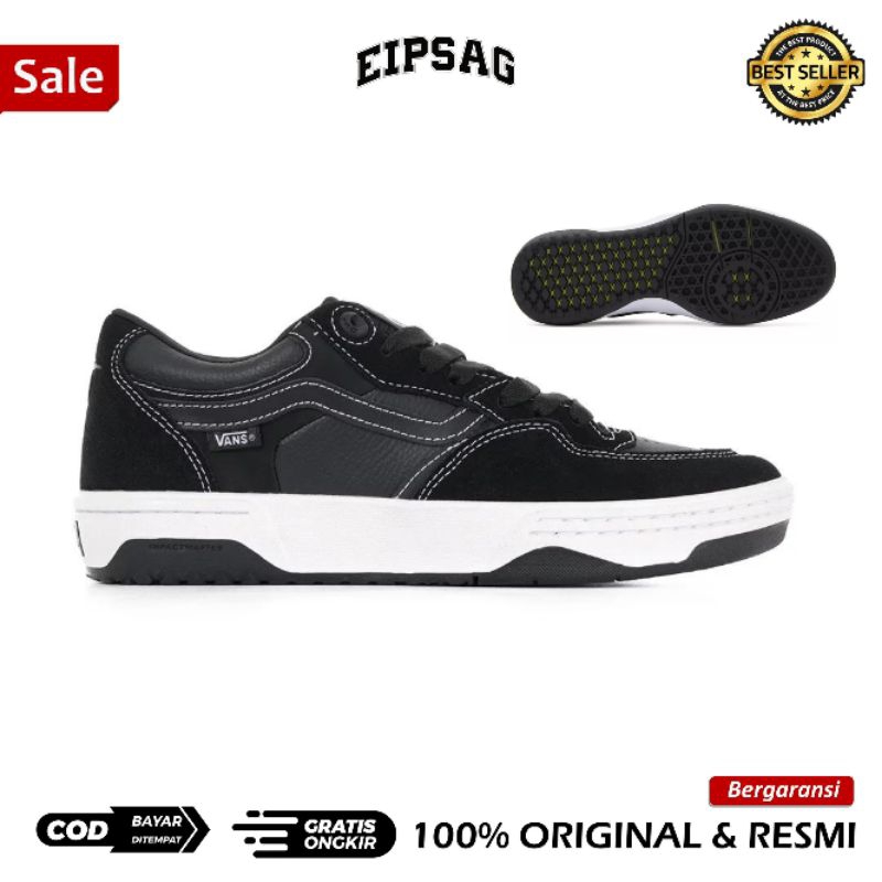 Jual Vans Rowan 2 Pro Black White RESMI ORIGINAL | Shopee Indonesia