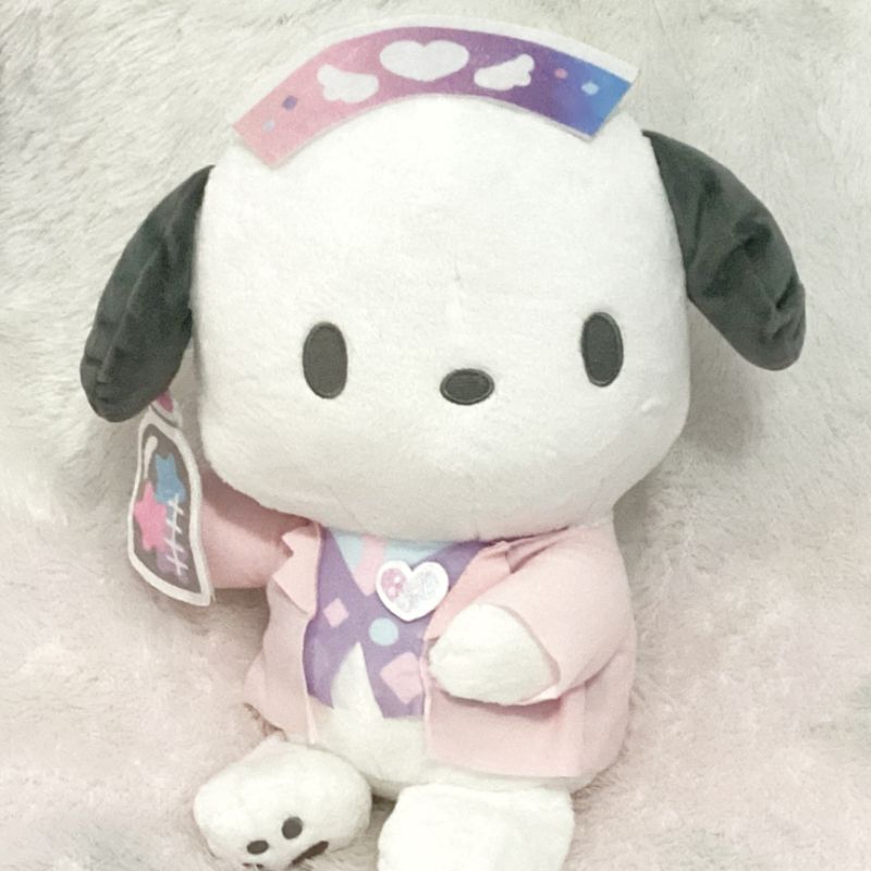 Jual Boneka Sanrio Plush Pochacco Hello Sweet Days Doctor | Shopee ...