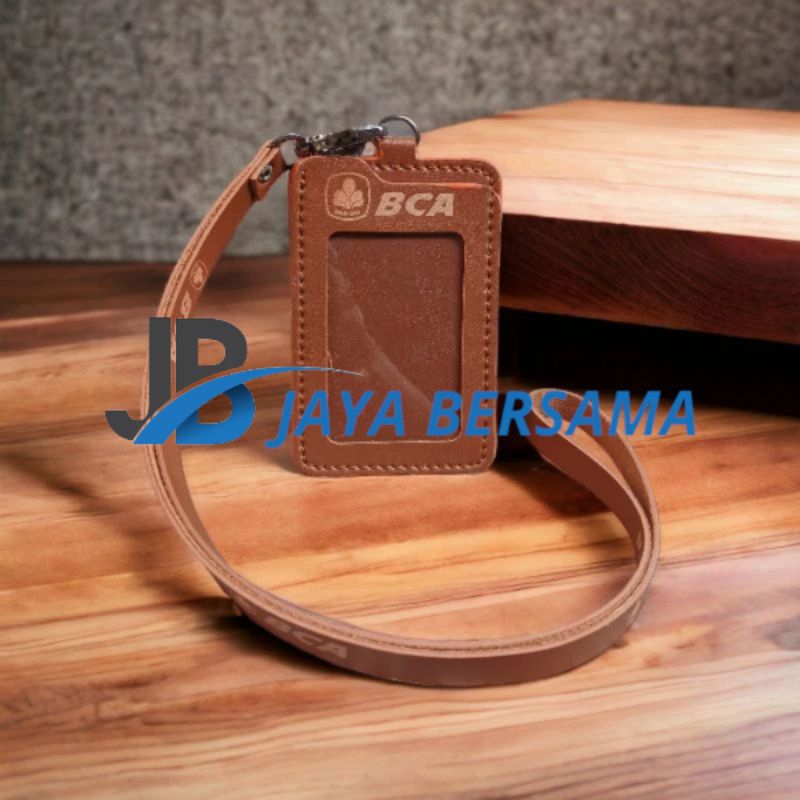 Jual Tempat Id card BCA | holder ID card BCA kulit | Shopee Indonesia
