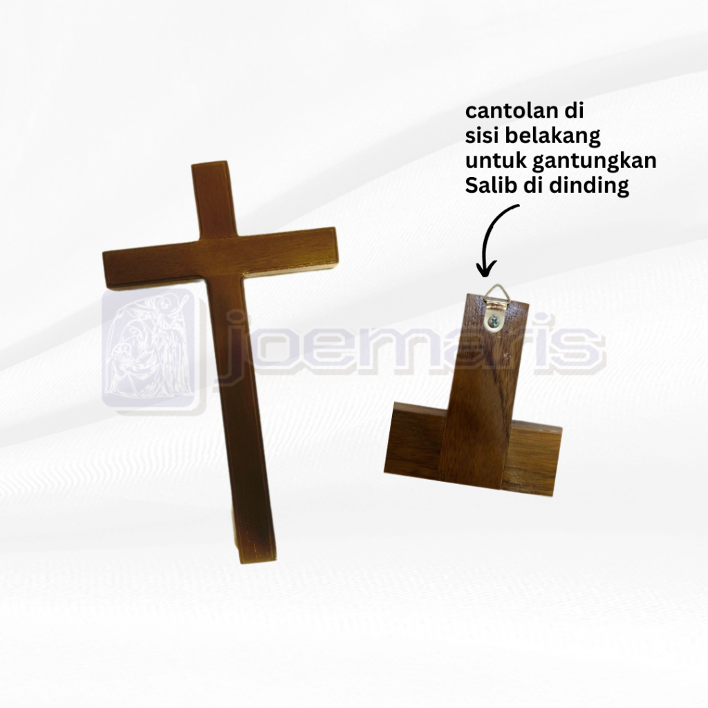 Jual SALIB DINDING KAYU JATI POLOS 20CM | Shopee Indonesia