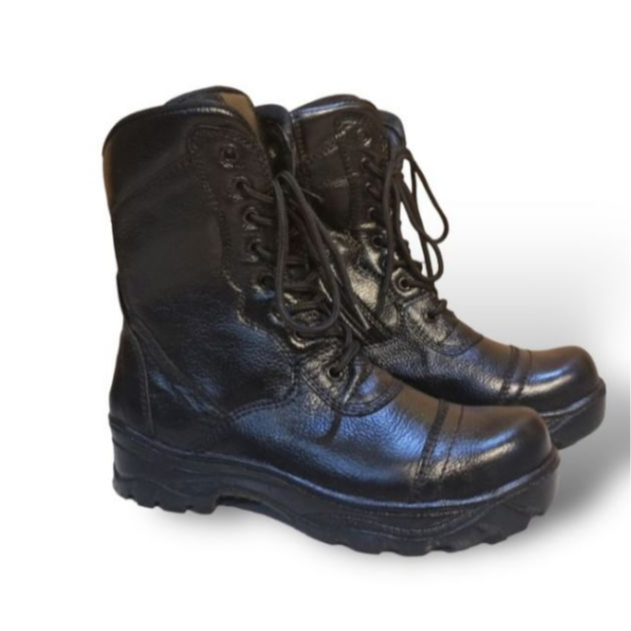 Jual SEPATU PDL PDH KULIT ASLI UJUNG BESI JATAH TNI POLRI POLPP SATPAM ...