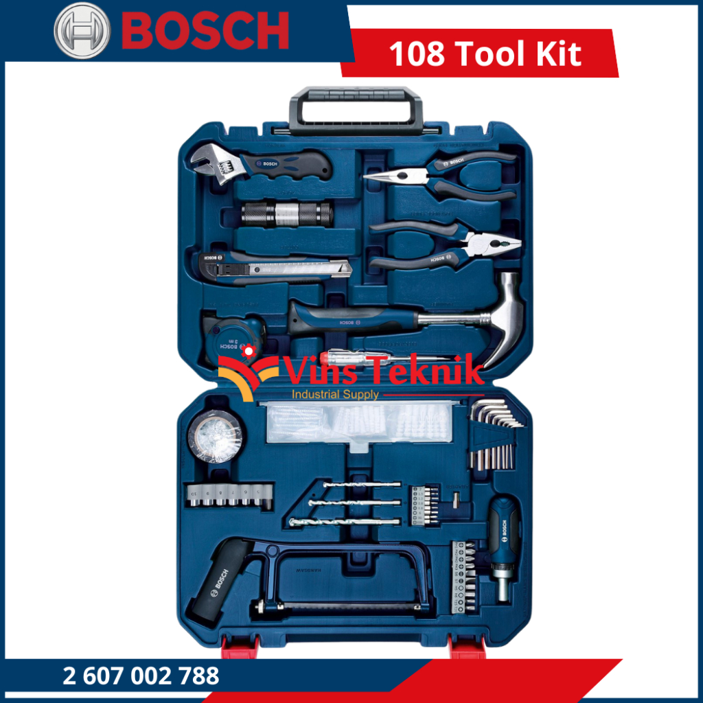 Jual Bosch Alat Pertukangan Toolkit Tool Set 108 Pcs Tool Kit Multi Complete Set 108Pcs Bosch ...