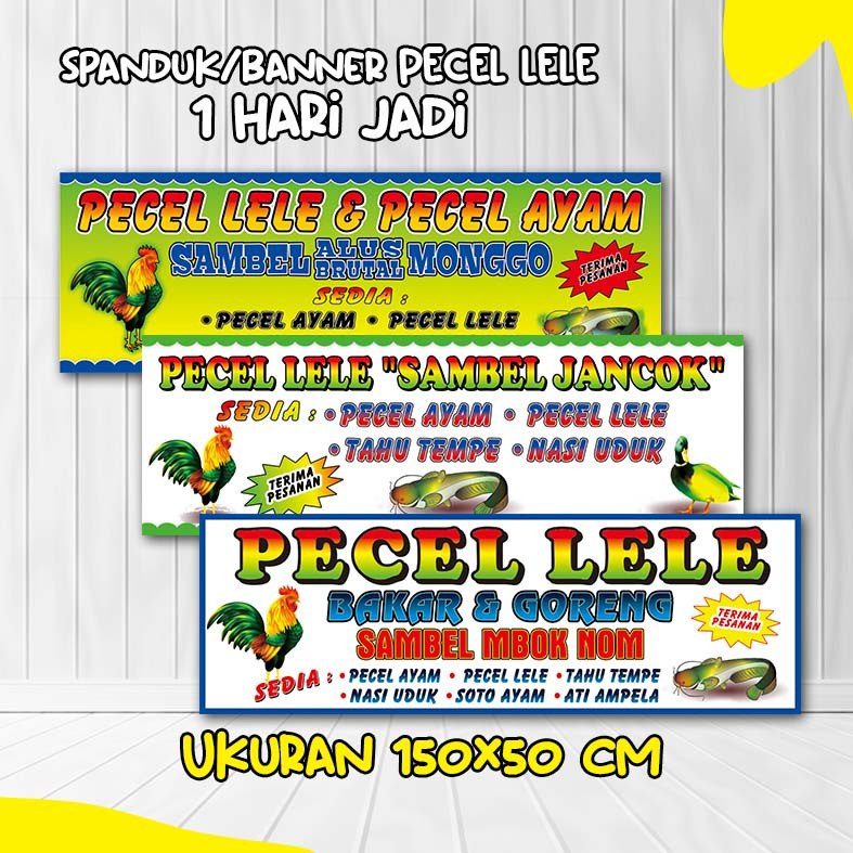 Jual Cetak Spanduk/banner pecel lele sehari jadi | Shopee Indonesia