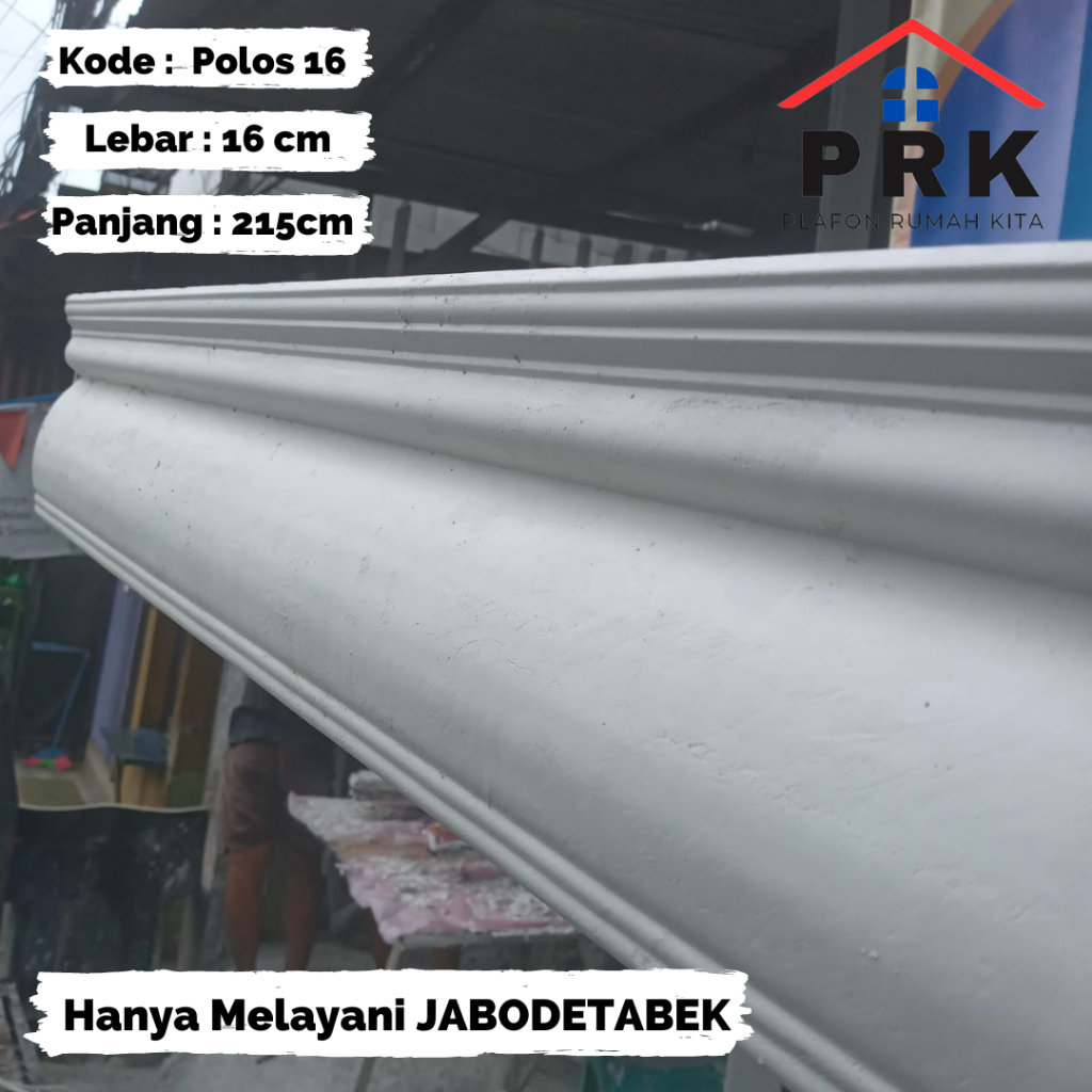 Jual Lis List Gypsum Gipsum Motif (MINIMALIS) Polos lebar 16cm Plafon ...