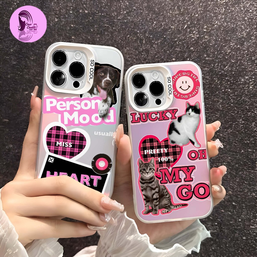 Jual CASING IMD GLOSSY RAINBOW GRADASI CUSTOM AESTHETIC PINKY LOVE ...