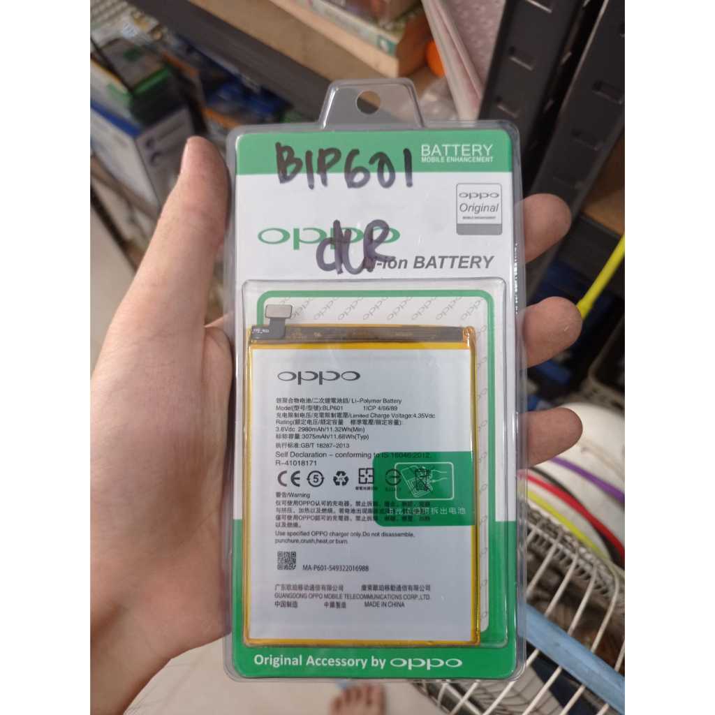 Jual BATRE BATERAI HP MODEL BLP601 OPPO F1S / A53 / A59 ORI | Shopee ...