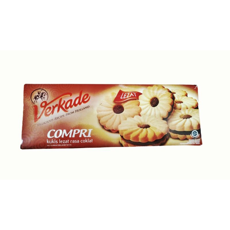 Jual Verkade Biskuit rasa cokelat / Verkade Compri chocolate cookies ...