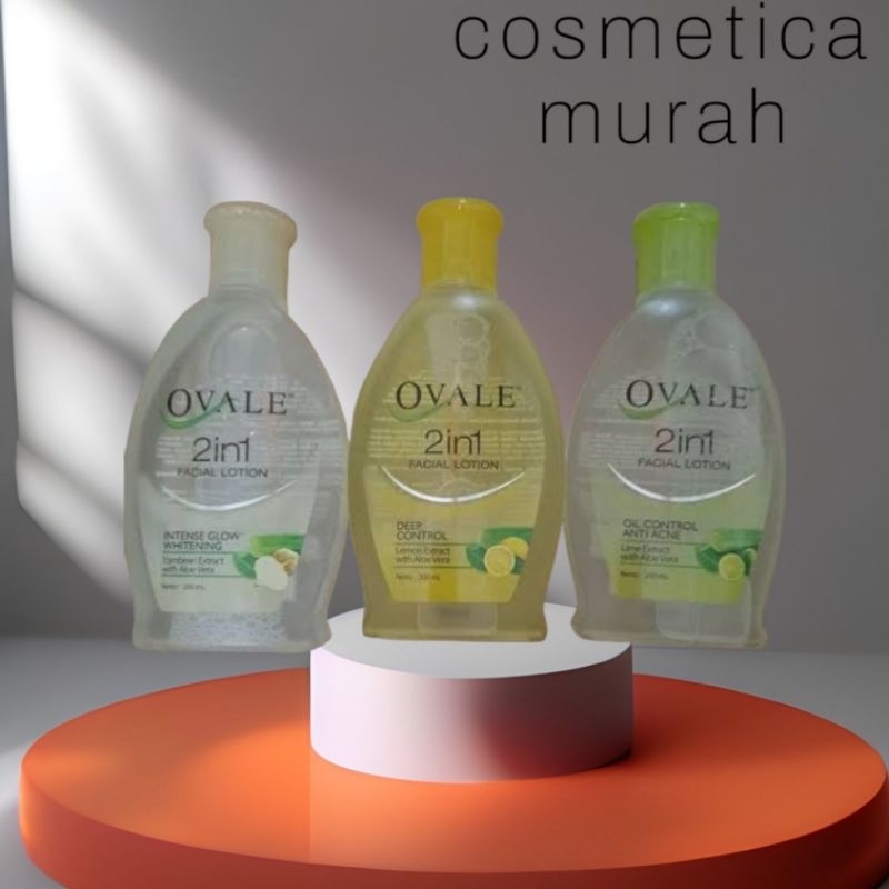 Jual 𝑐𝑖,e𝑥 [ OVALE TONER PENYEGAR 100ML ] kemasan baru 2in1 - OVALE ...