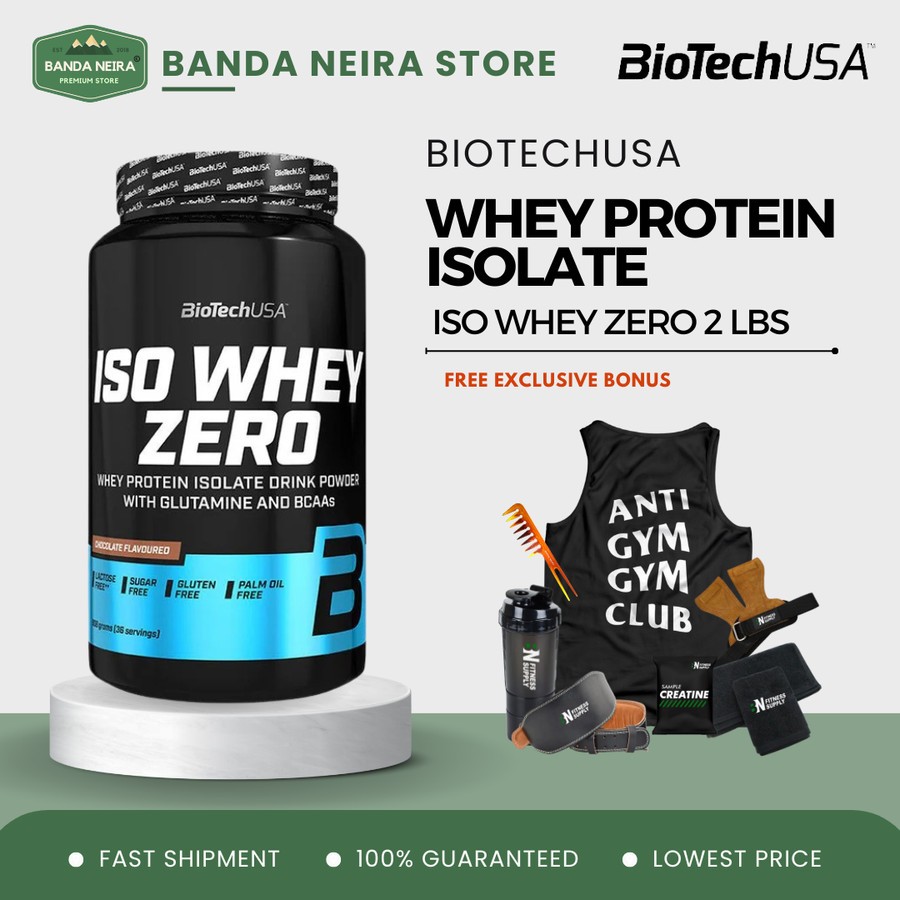 Jual BIOTECH USA BIOTECHUSA ISO WHEY ZERO Protein Isolate | 2 LBS | 36 ...