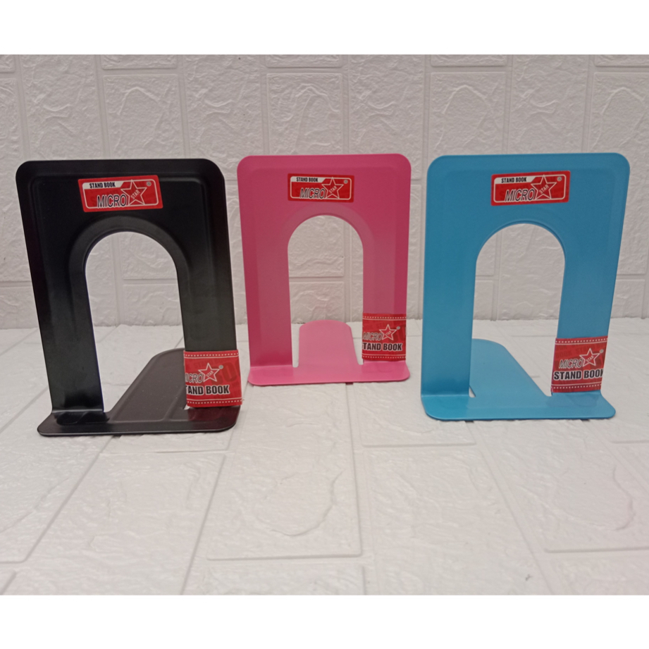 Jual Stand Book MicroStar / Sandaran Buku Besi / Pembatas Buku Besi Isi ...