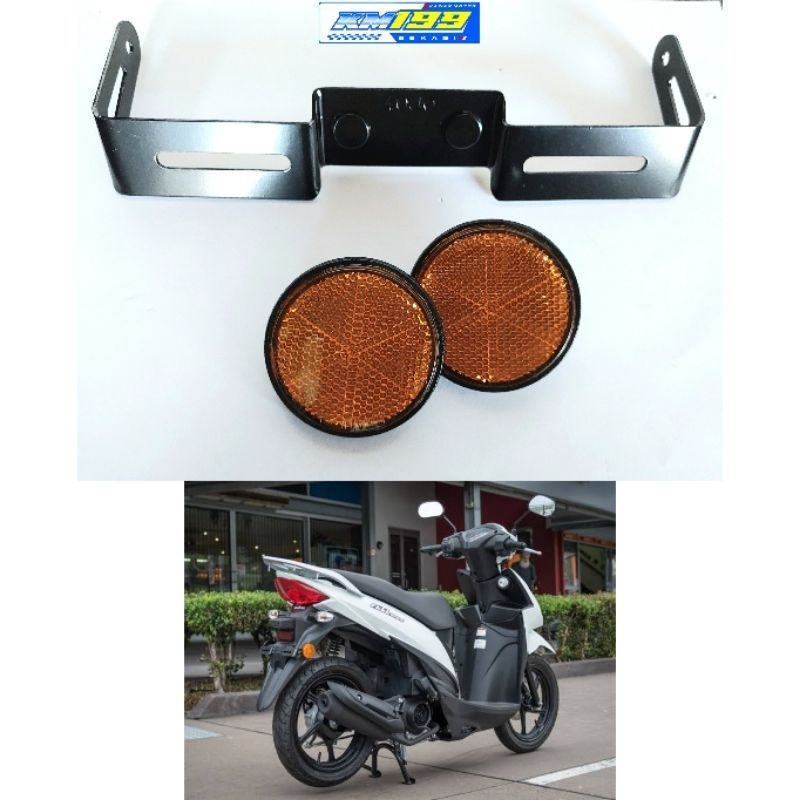 Jual Breket Dudukan Plat Nomor + Mata Kucing SGP Suzuki Address Eropa ...