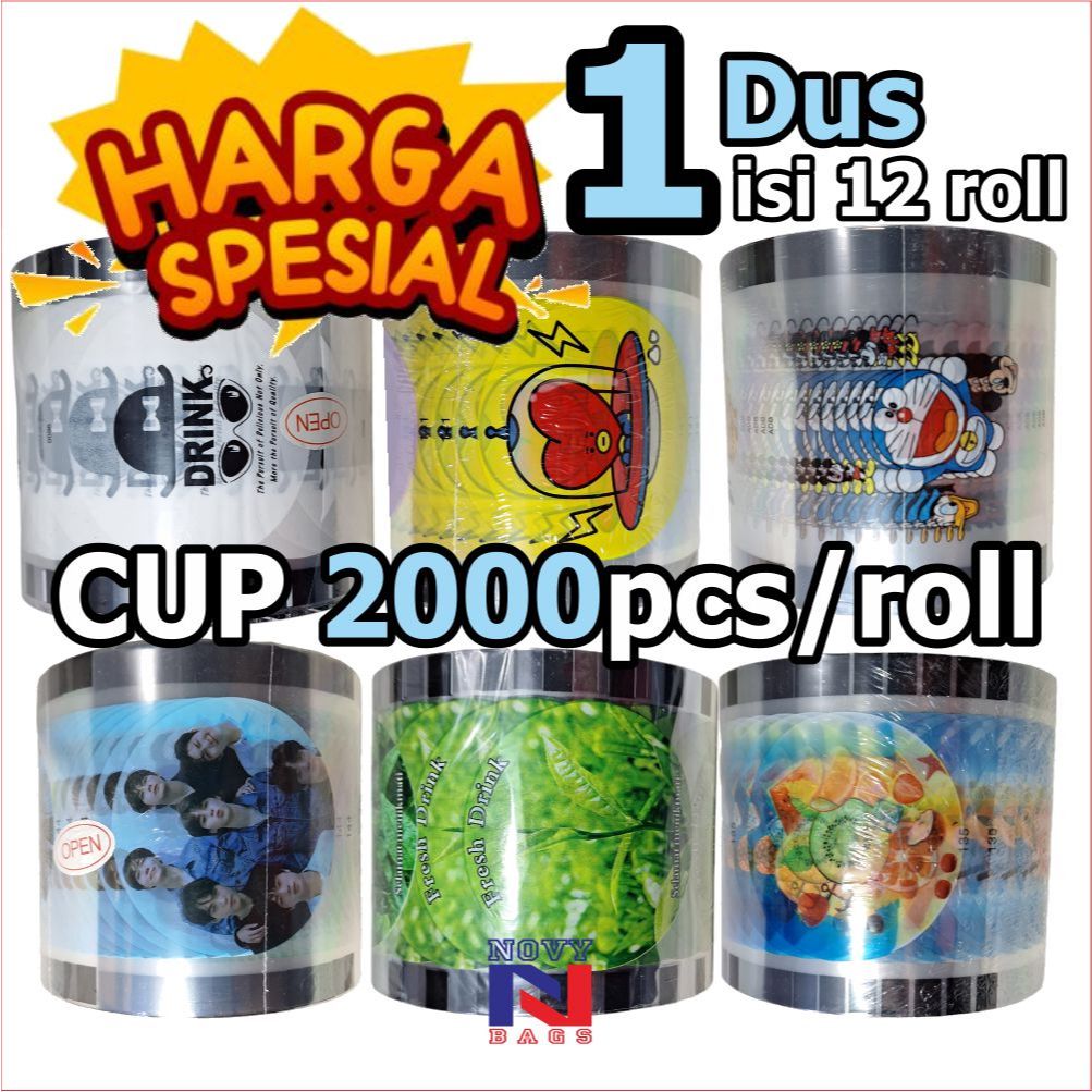 Jual HARGA SUPER MURAH Plastik Selaer Cup DRINIK, TEH, BTS & BLACKPINK ...