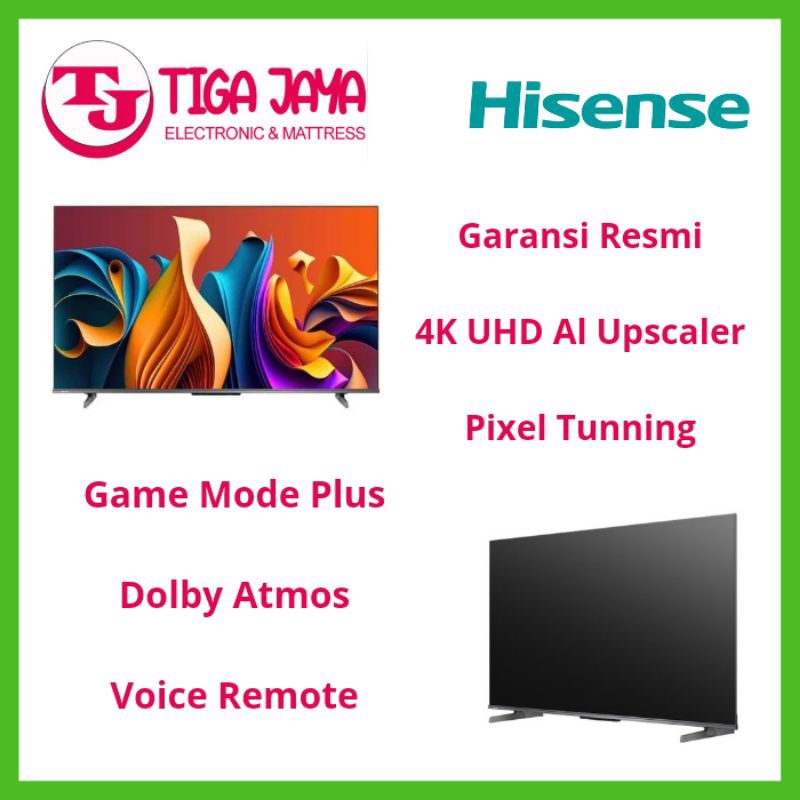 Jual HISENSE 85Q6N QLED LED TV 85 INCH 4K UHD GOOGLE TV 85 Q6N | Shopee ...