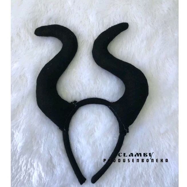 Jual Bando Tanduk Devil Love Black Bat Sayap Kelelawar Party Halloween ...