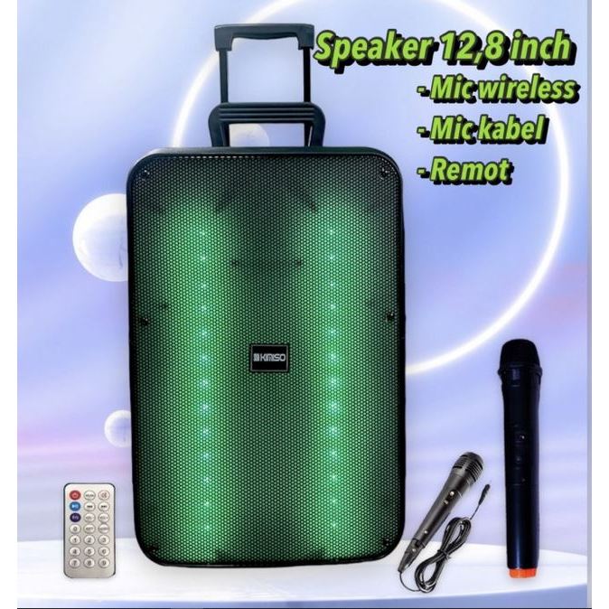 Jual Speaker spiker wireless bluetooth 12 inch 1285 portable 12 ...