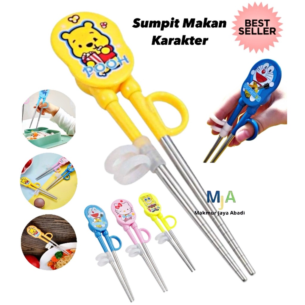 Jual ( BISA COD ) PROMO Sumpit Anak Karakter Lucu / Alat Bantu Latihan ...