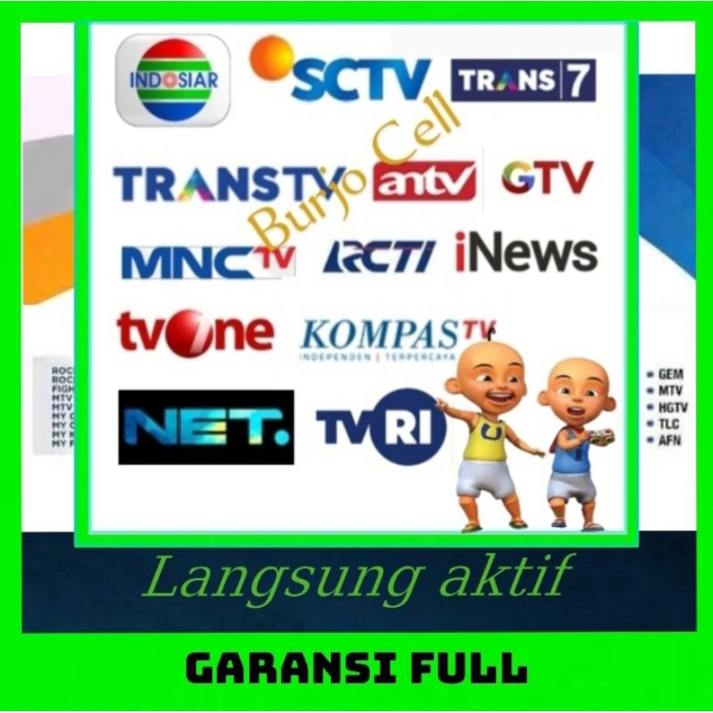 Jual Paket TV Nasional MNCTV, RCTI, GTV, Trans TV, Trans7, Indosiar ...