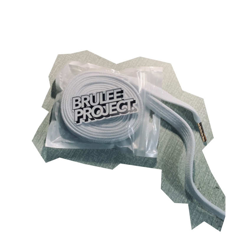 Jual Brulee Project - Tali Sepatu Gendut 2cm - White | Shopee Indonesia