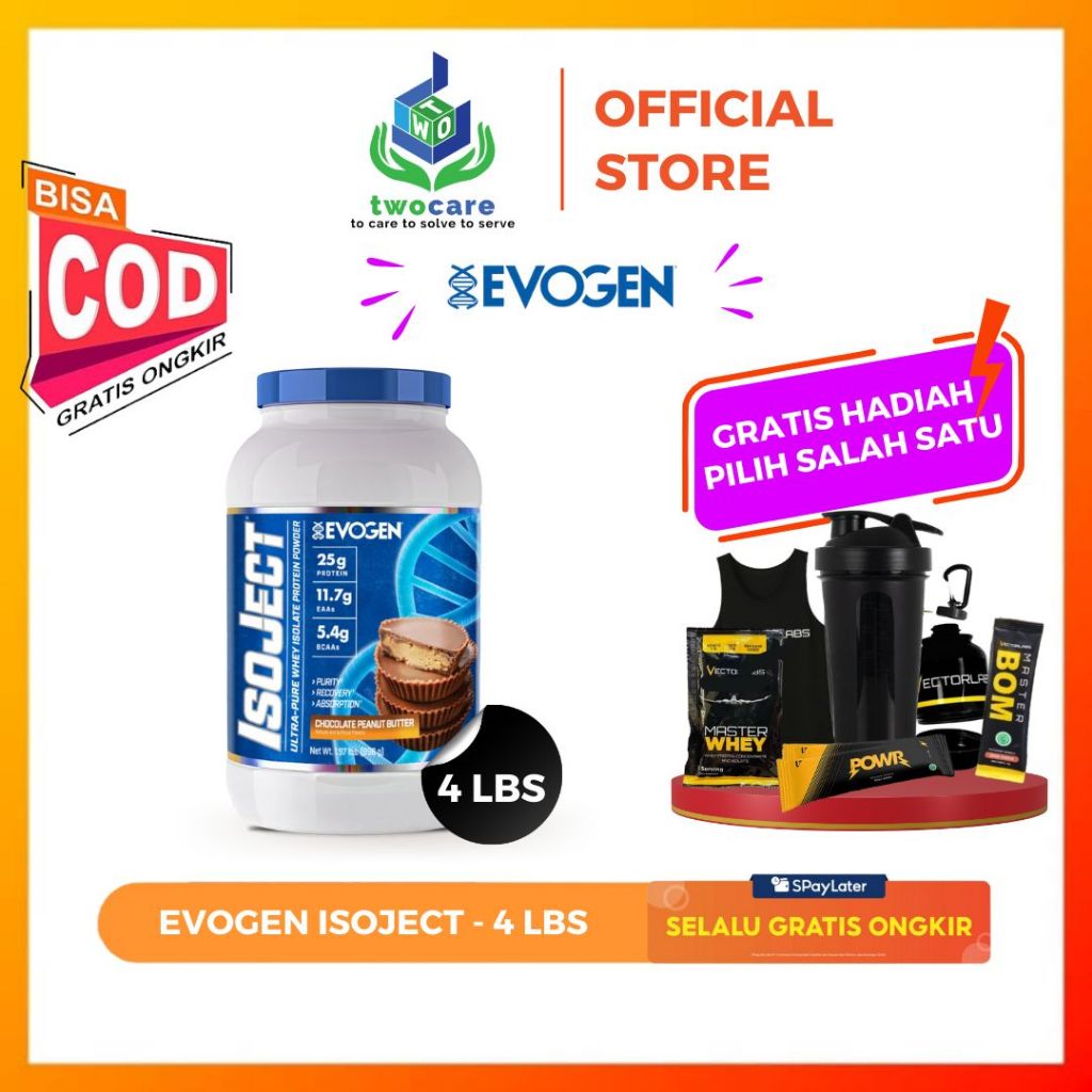 Jual Evogen Isoject Ultra Pure Whey Isolate Protein 4 Lbs 1.8 kg | Shopee Indonesia