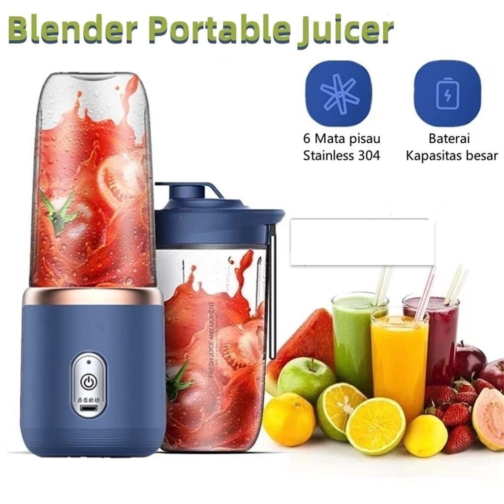 Jual Blender Portable Mini JuicBlender buah portabel multifungsi ...