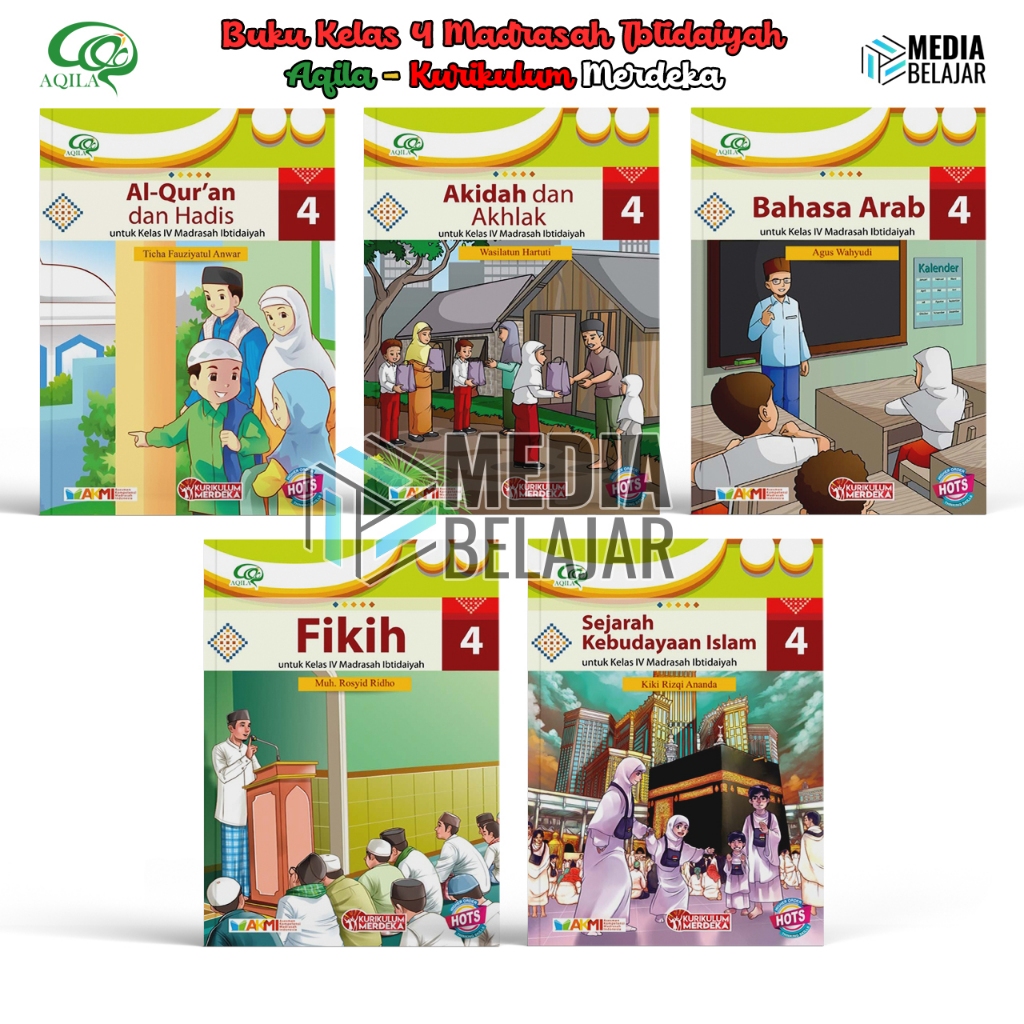 Jual Buku Kelas 4 SD/MI Madrasah Ibtidaiyah Kurikulum Merdeka Aqila Tiga Serangkai Revisi ...