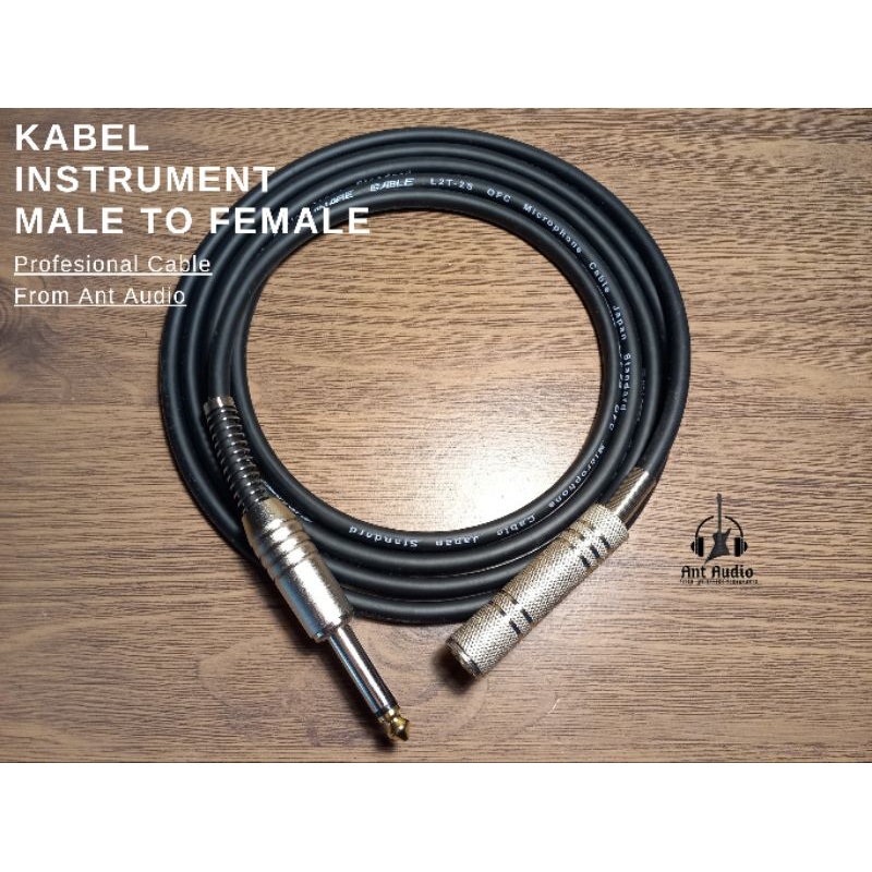 Jual Kabel Instrument Straight Male To Female | Ant Audio | Shopee ...