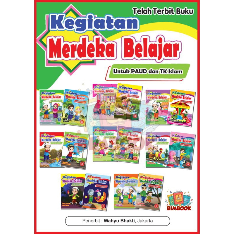 Jual Buku tematik Islam TK PAUD RA (paket isi 8 buku) | Shopee Indonesia