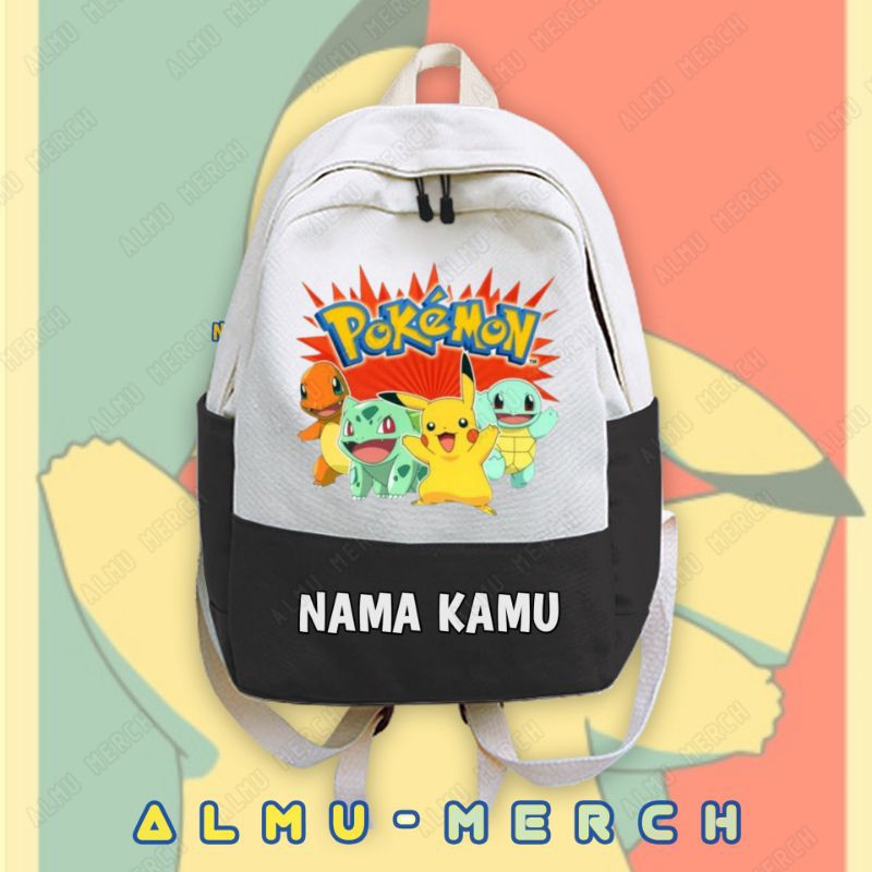 Jual Ransel Sekolah Anak / Tas Anak Gambar Pokemon | Shopee Indonesia