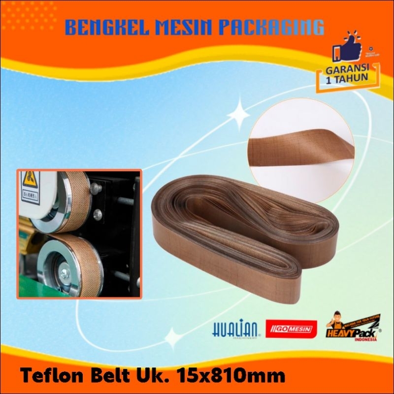 Jual Teflon Belt Uk.15x810mm Anti Panas Untuk Mesin Continous Band ...