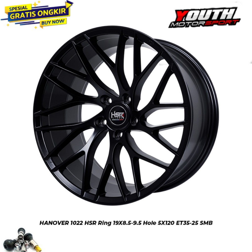 Jual VELG BMW R19 HANOVER 1022 HSR R19X85/95 H5X120 ET35/25 SMB ...