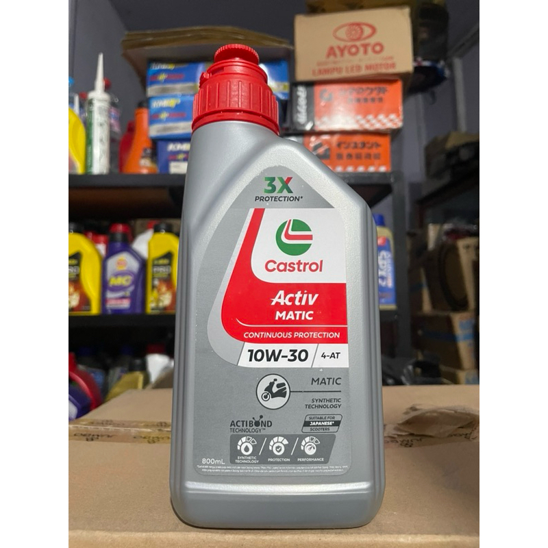 Jual Castrol Activ Matic 800ml Original oli Motor Matic | Shopee Indonesia