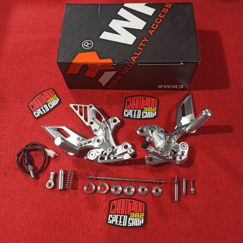 Jual Footstep Step Underbone Racing WR3 RS-Series ZX25R ZX25RR ZX4RR ZX ...