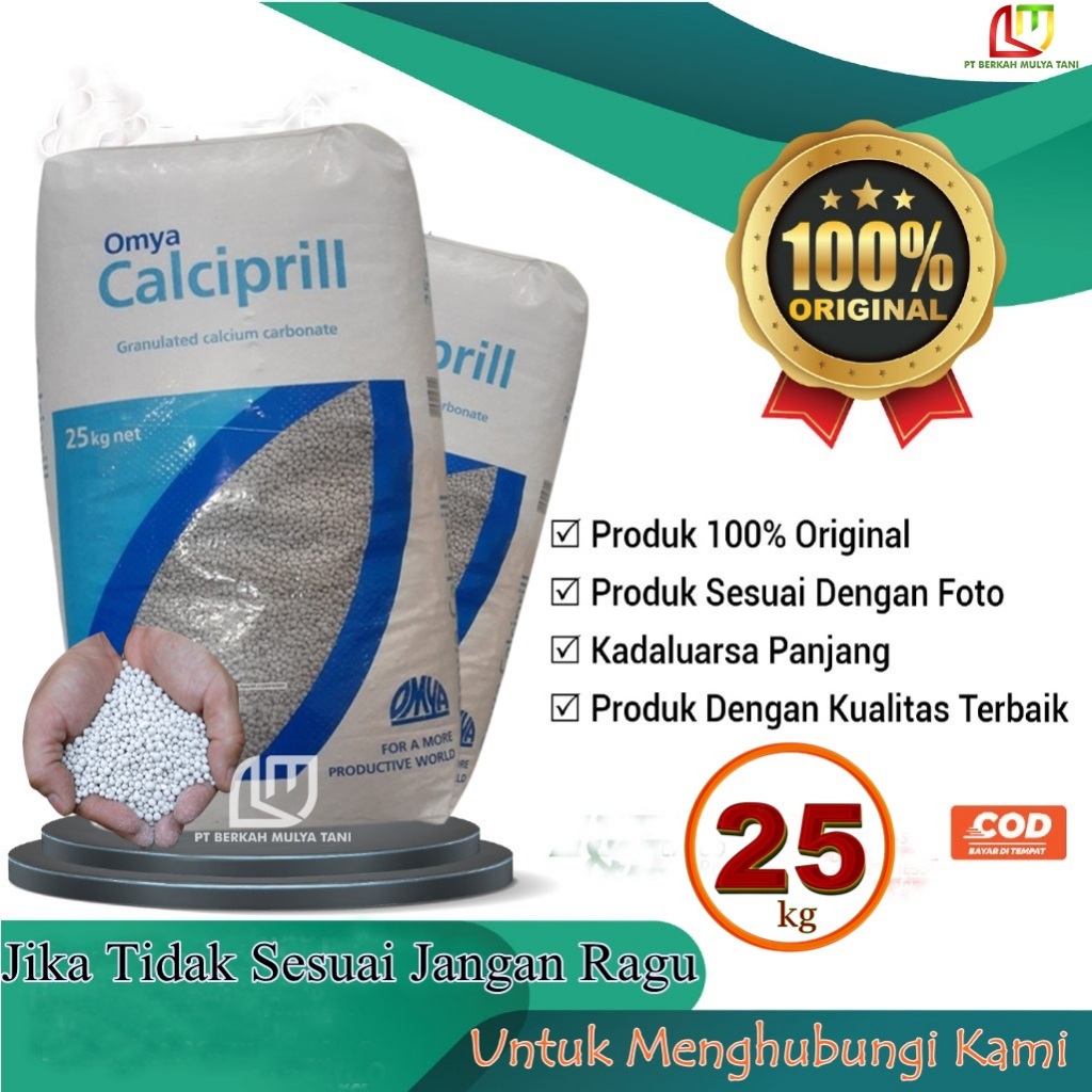 Jual Pupuk Omya Calciprill 110 Kalsium Karbonat Granul 25 Kg | Shopee ...