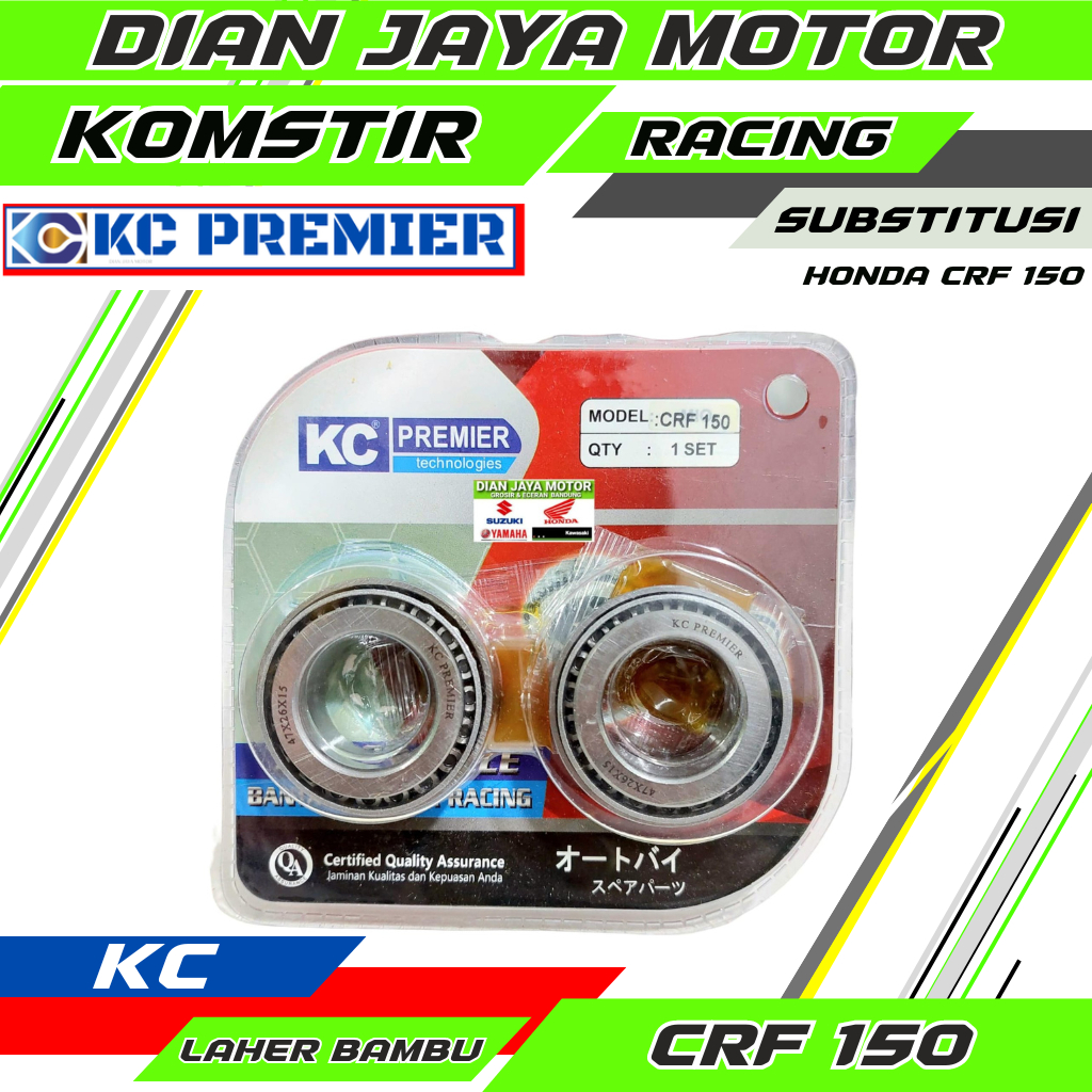Jual Komstir Racing Bambu Honda CRF 150 KC Premier Komsetir CRF 150 DJM Dian Jaya Motor | Shopee ...