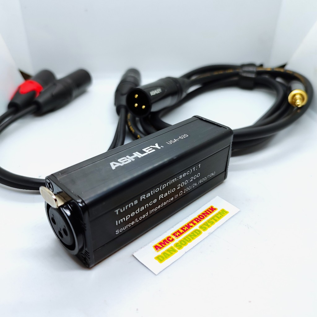 Jual Kabel Audio Reduction Protector Ashley USA 620 Original 3.5 mm to ...