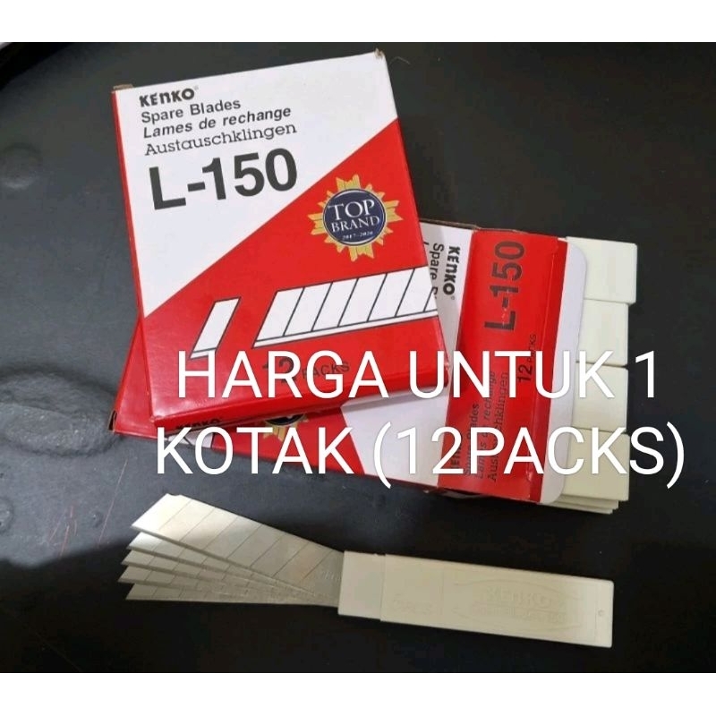 Jual Refill Cutter Besar Kenko L-150 (Harga untuk 1 Kotak/12 Tube ...
