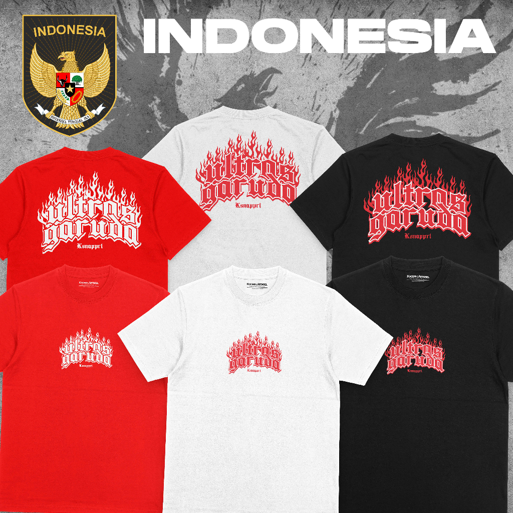 Jual Kaos Ultras Garuda Kaos Timnas Kaos Bola Indonesia ~FREE STICKER ...