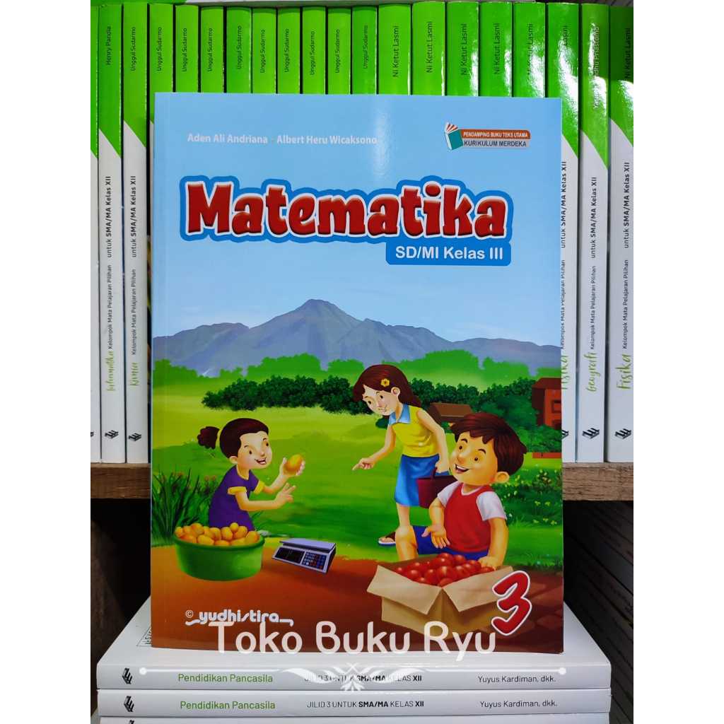 Jual Buku Matematika Kelas 3 SD Kurikulum Merdeka Yudhistira | Shopee Indonesia