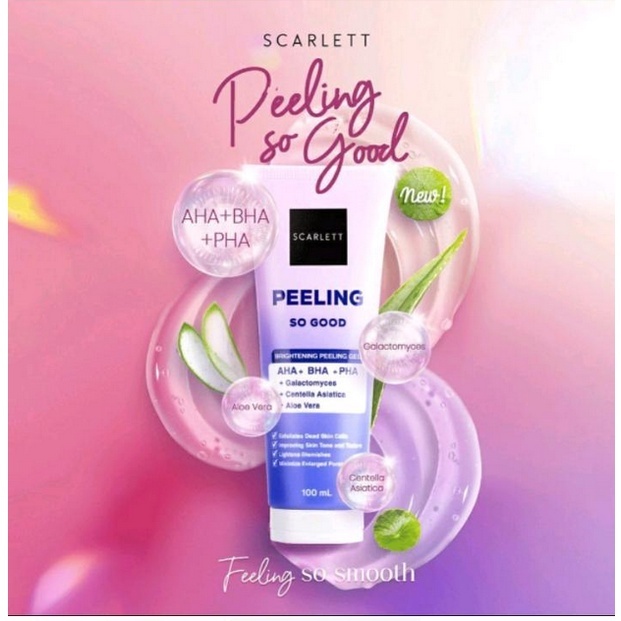 Jual Scarlett Whitening Peeling So Good Scarlet Peeling Exfoliasi Wajah Untuk Melembabkan ...