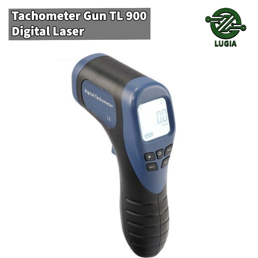 Jual Tachometer Gun Digital Laser Tl 900 LCD Non Contact Rpm Meter ...