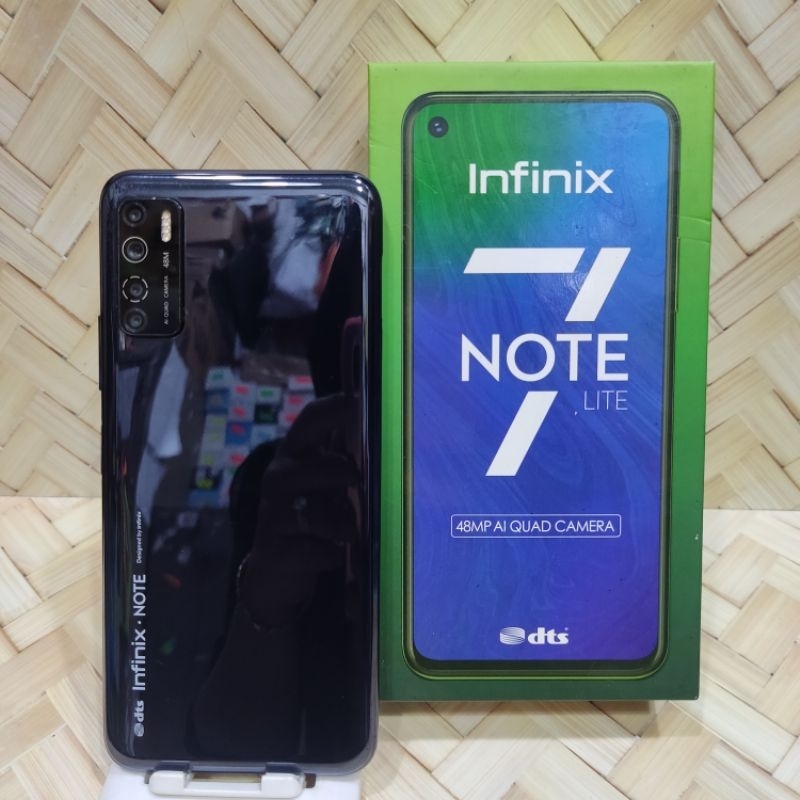 Jual Infinix Note 7 Lite 4/128 GB Handphone Second Fullset | Shopee ...