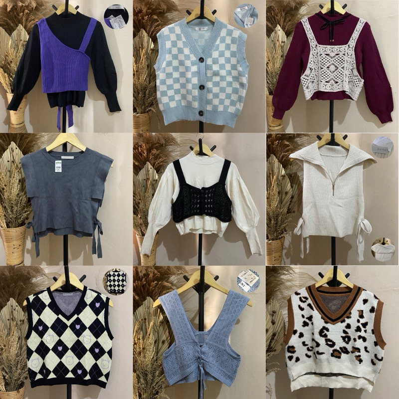 Jual KNITWEAR INNER, VEST, LENGAN PENDEK & ONESET GEMOY | Shopee Indonesia