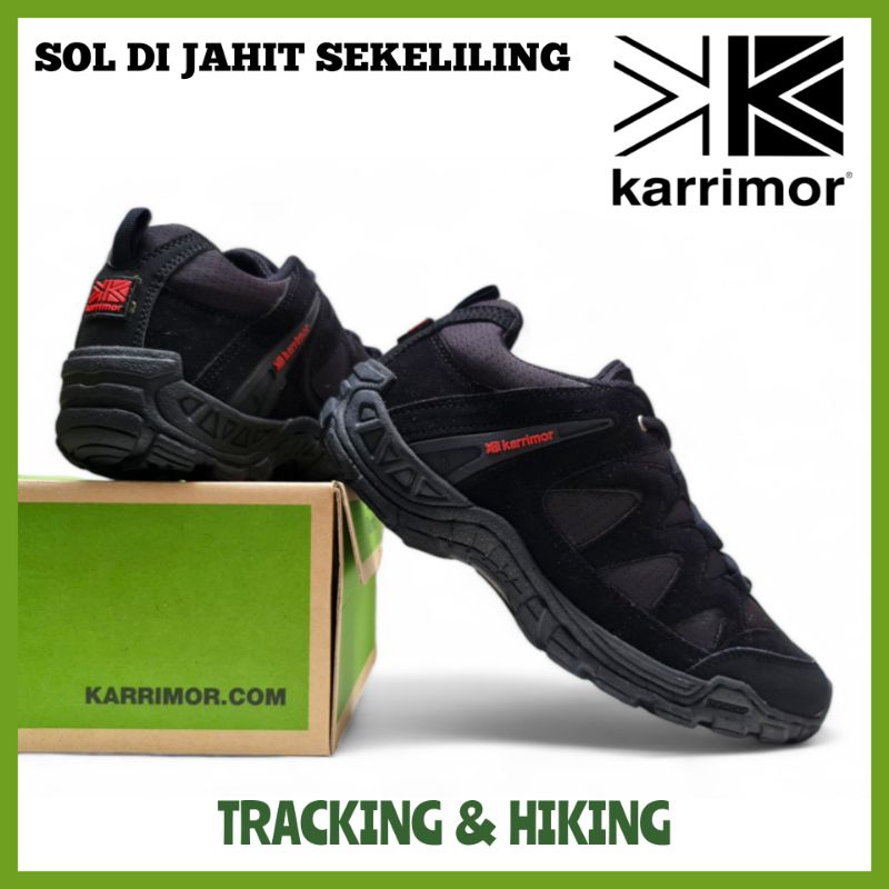 Jual SEPATU GUNUNG OUTDOOR KARRIMOR TRACKING HIKING SOL DI JAHIT ...